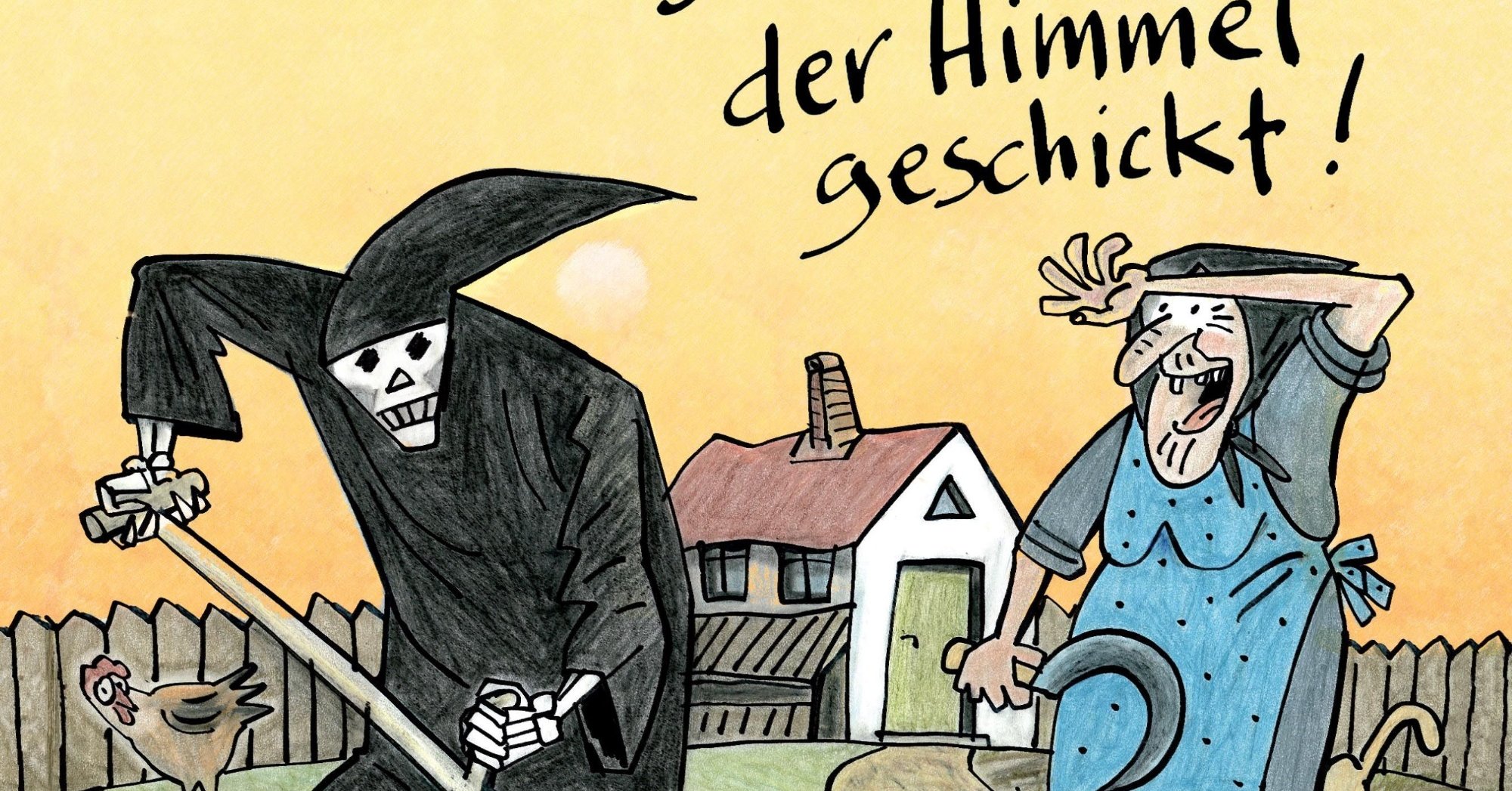 Den Tod mit Humor nehmen